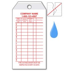 Fire Hose Inspection & Test Record Tag: Sprinkler Tags | TagandLabel.com