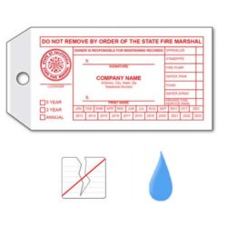 Sprinkler Inspection Tag