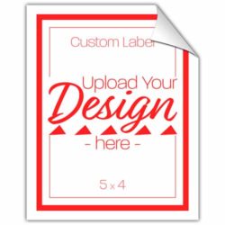 5x4 Inch Labels: Custom Printed Business Labels and Stickers