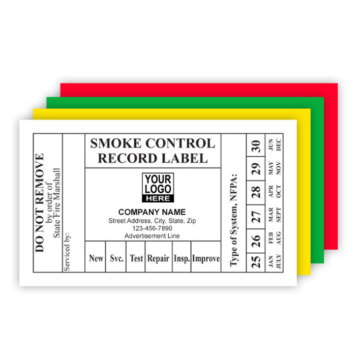 Smoke Control Record Label | TagandLabel